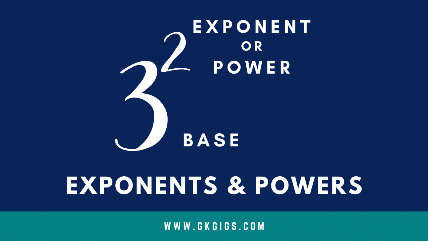 Exponents And Powers Multiple Choice Questions (CBSE & ICSE)