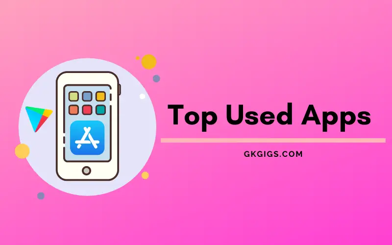 Top Used Apps In India + World And Their Developers (2021) | GkGigs