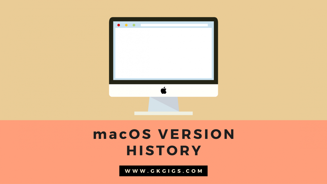 List Of All macOS Version History (1997 to 2021) | GkGigs