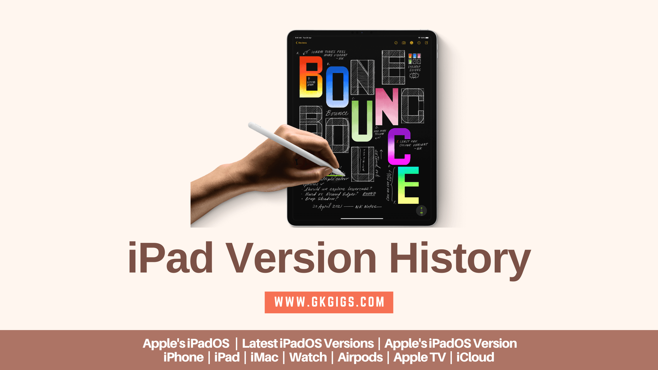 List Of Apple iPadOS Latest Version With History (2022 November)